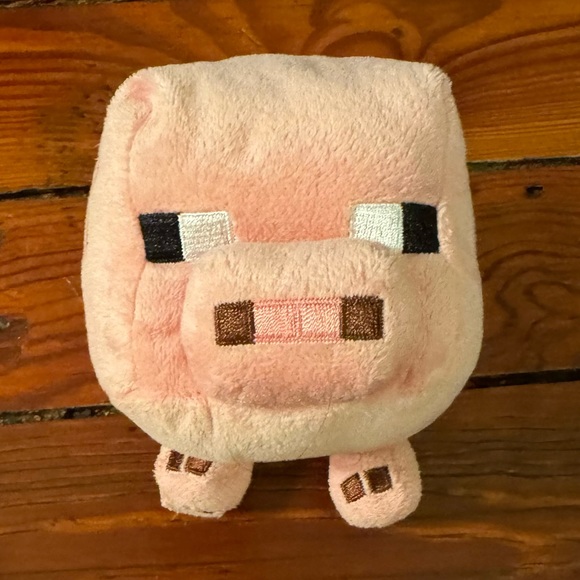 mojang | Toys | Mojang Minecraft Baby Pig Plush Stuffed Animal Toy Pink ...